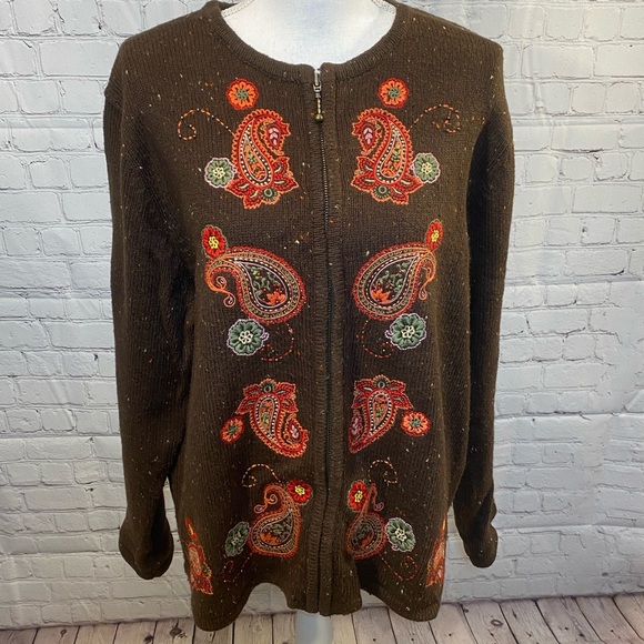 croft & barrow | Sweaters | Croft Barrow Sweater Cardigan With Full Zip ...
